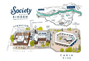Society Hotel Bingen | Cabins, Suites, Hostel & Spa | Hood River